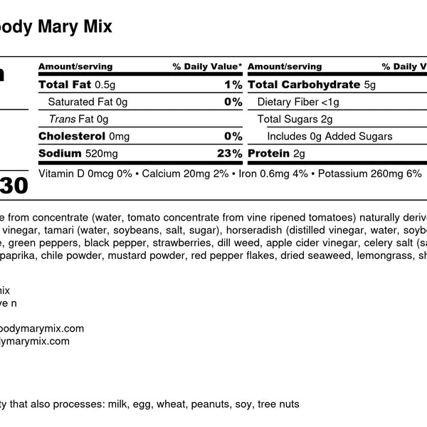 Lovejoy's Bloody Mary Mix – Lovejoysbrand
